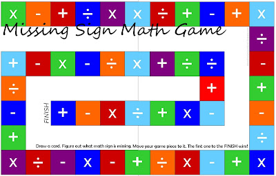 Relentlessly Fun, Deceptively Educational: Missing Sign Math Game