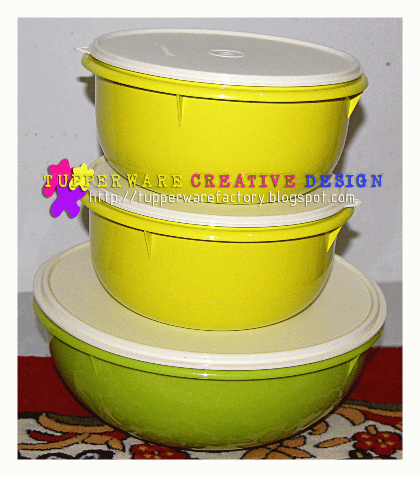 TUPPERWARE CREATIVE DESIGN: LET'S PARTY ~ LEVEL COLLECTION