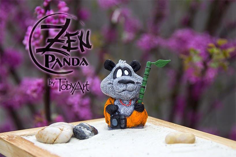 Zen Pandas by TobyArt ~ Tenacious.Ninja - Art Toy Blog