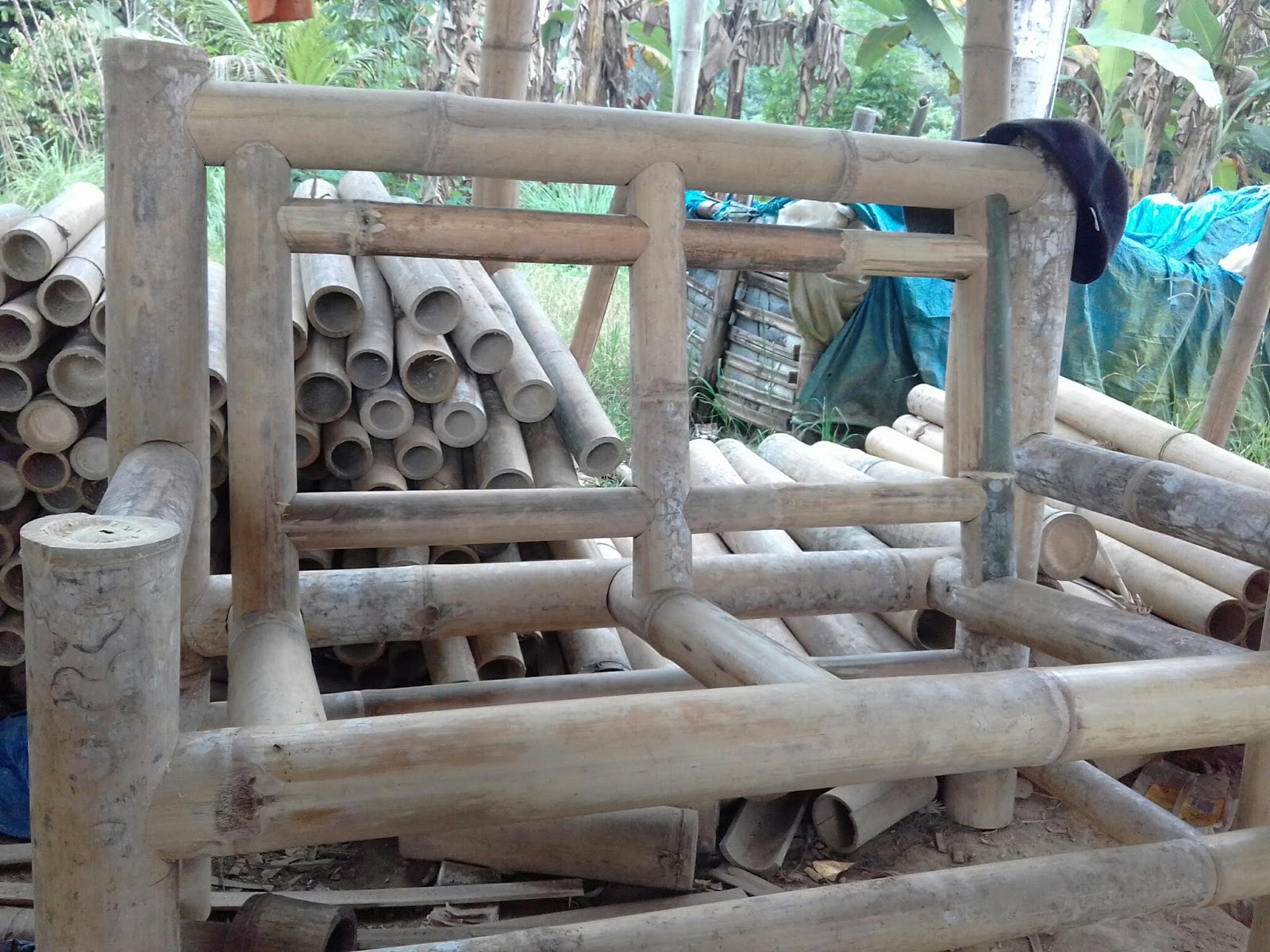 Kerajinan bambu di mojokerto jawa timur tukubagus