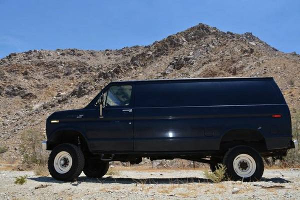 1989 Ford F350 Cargo 4X4 Van - 4x4 Cars