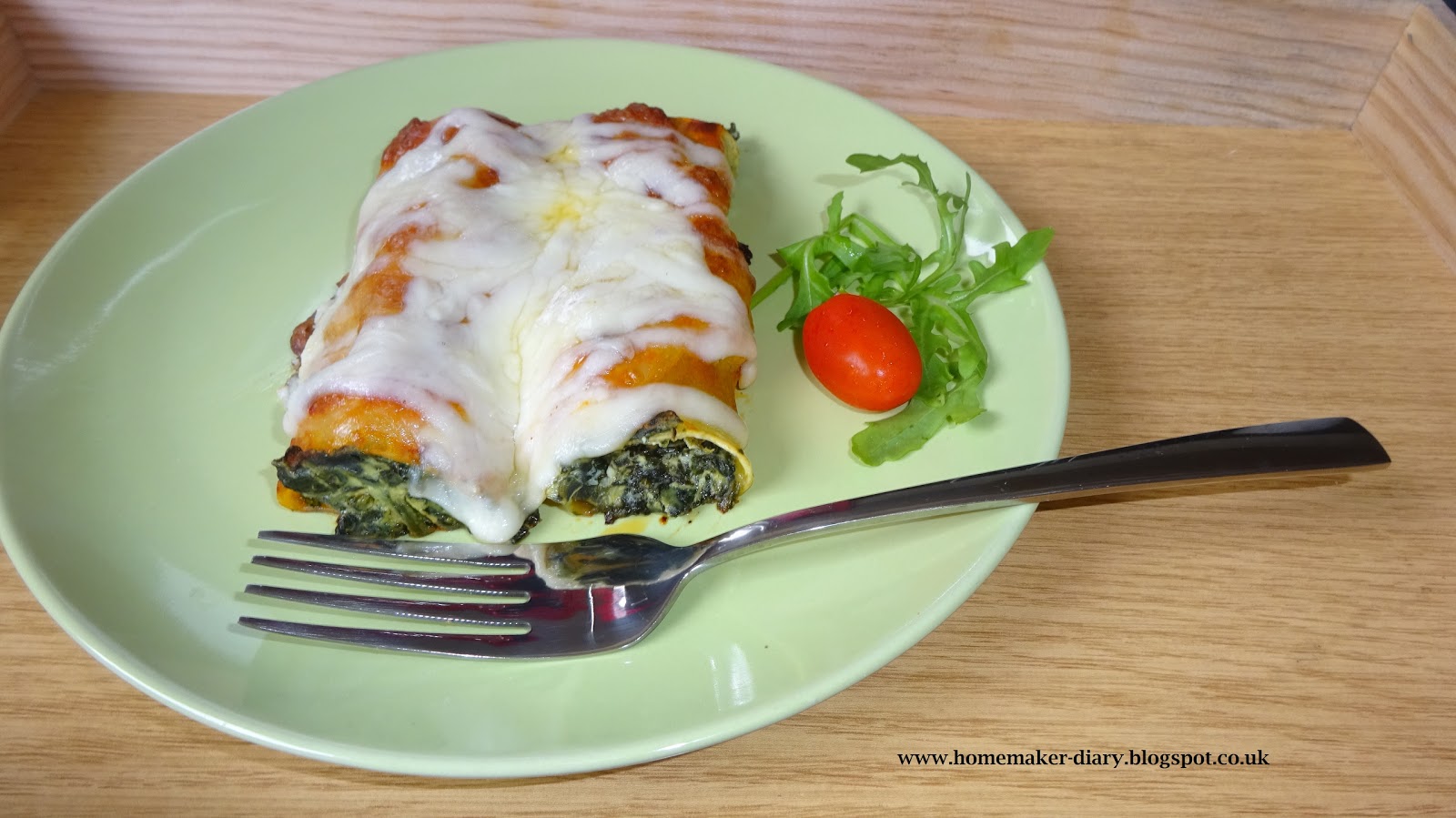 Spinach and Ricotta Cannelloni Recipe