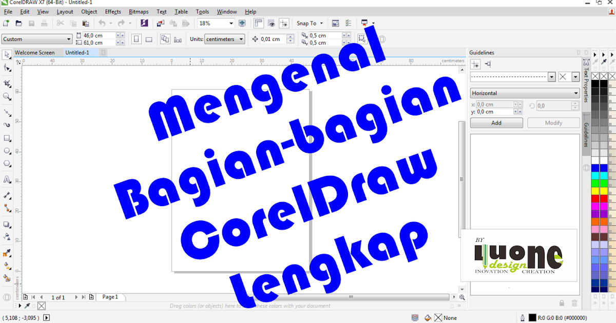 Mengenal Bagian-bagian Coreldraw Lengkap - BELAJAR DESAIN