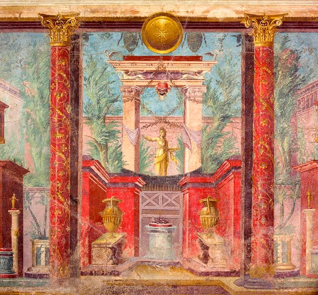 Second Style Roman Wall Painting