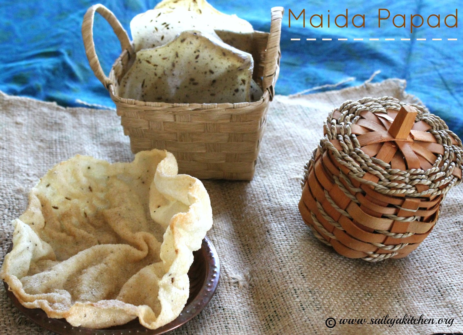 Sailaja Kitchen...A site for all food lovers!: Maida Papad Recipe ...