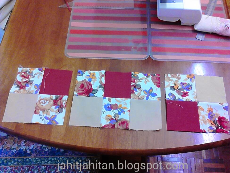 Jahit Jahitan: DIY Tutorial Basic Patchwork & Quilting - bahagian 1
