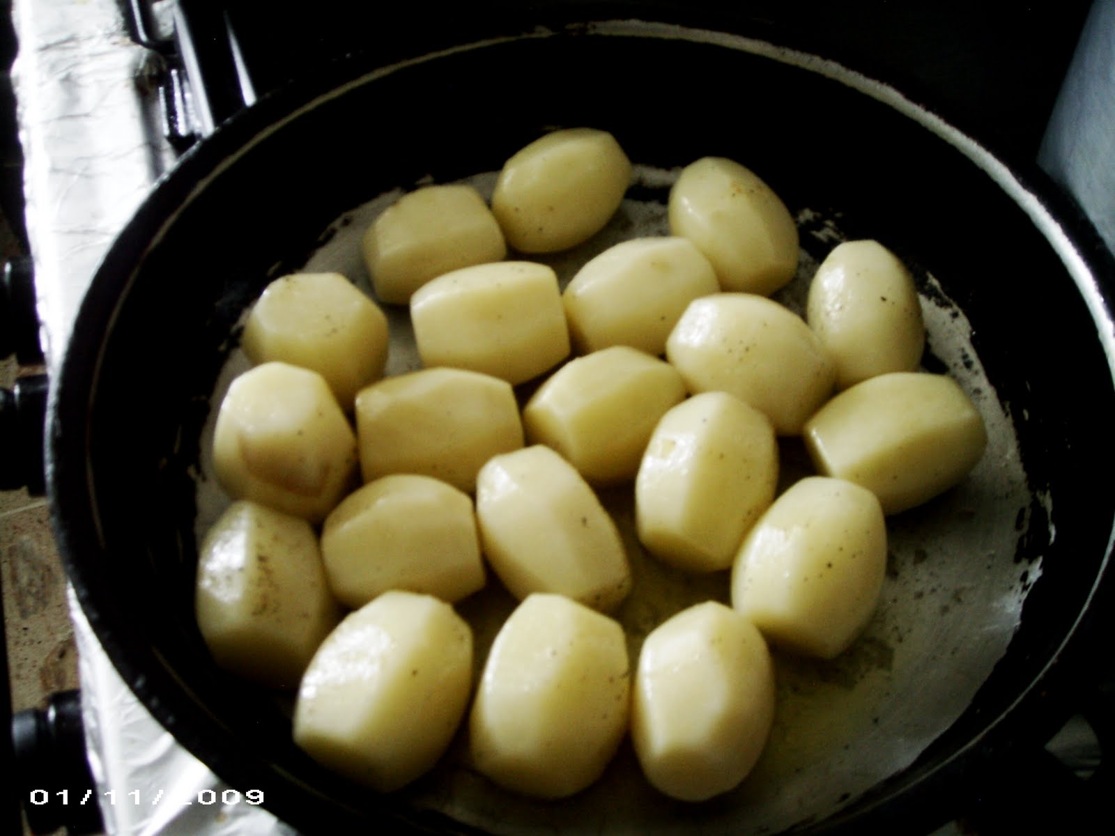 Gastronomía a Libreta Abierta, [=I=]: Papas fondante rostizadas