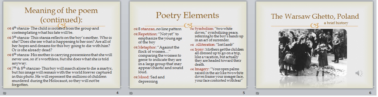 Mrs. Morris's Blog: Historical Poetry Research Presentation