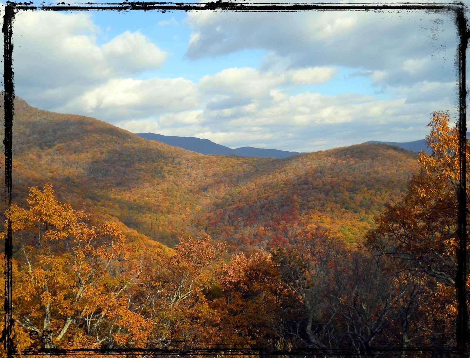 the last door down the hall: The Blue Ridge Mountains in Fall - Digital ...