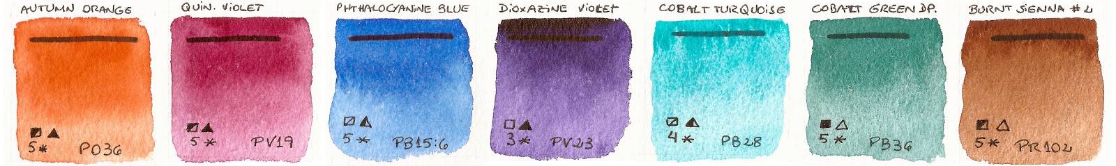 Mijello Mission Gold - Pure Pigment Set - Swatches and First ...