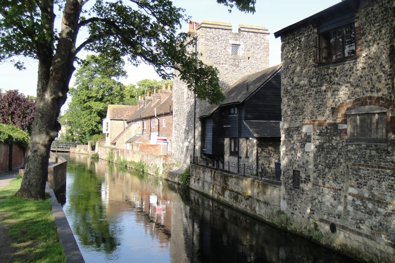 Langs het Jaagpad: Riverside Walk, Canterbury