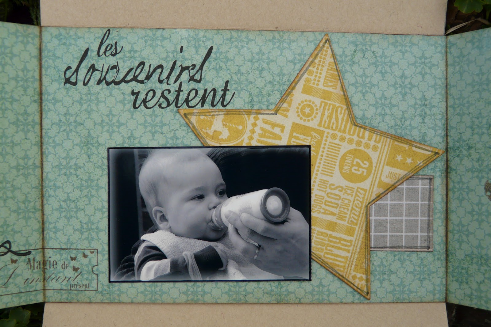 Le scrap de Lalaith: Mini album façon colis postal II - Version en MME ...