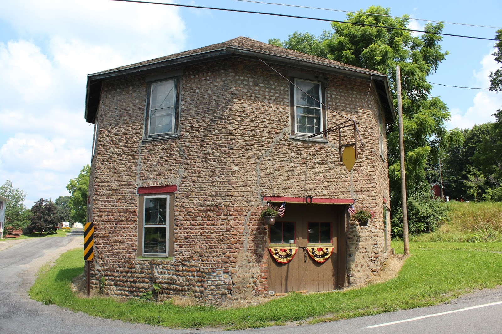 Cobblestone Buildings in Wayne County, New York