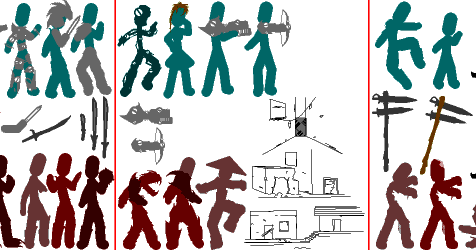 Pivot Animator - Pack de Stick man Medieval