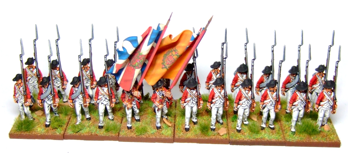 MacPhee's Miniature Men: 28mm AWI British Line Infantry Regiments