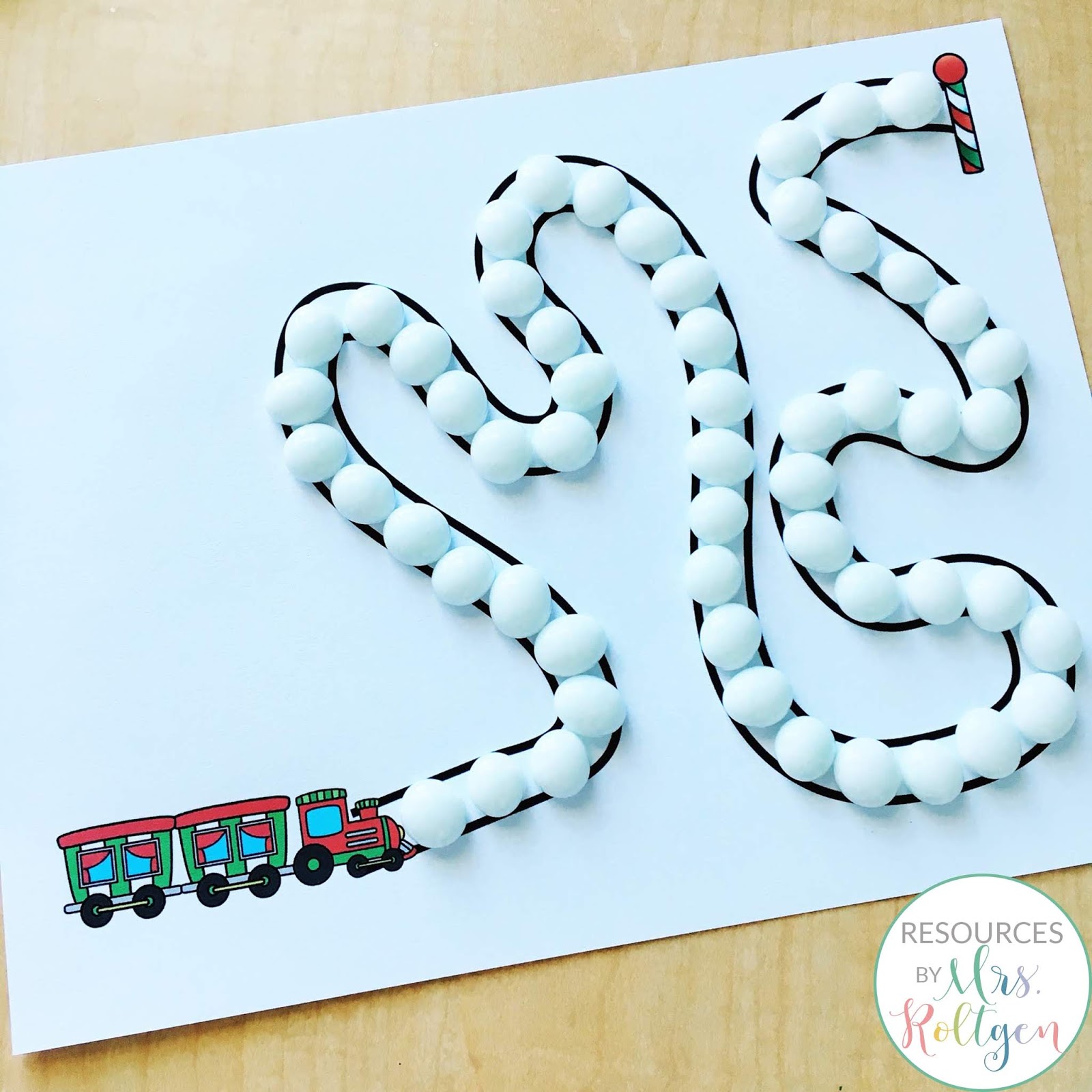 This Christmas Train Ride Fine Motor Activity Pack is great for ...