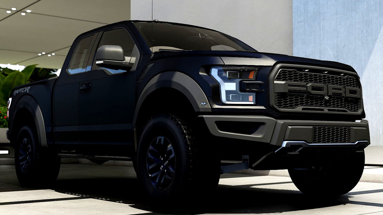 Ford Raptor Matte Black - Black Choices