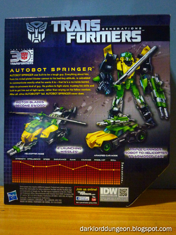 GeekMatic!: Transformers Generations Springer - 30th Anniversary