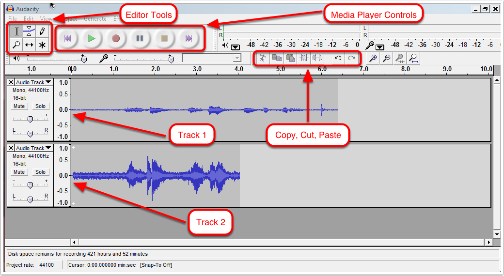 Contoh dan penjelasan Singkat AudaCity | X-Point ZONE