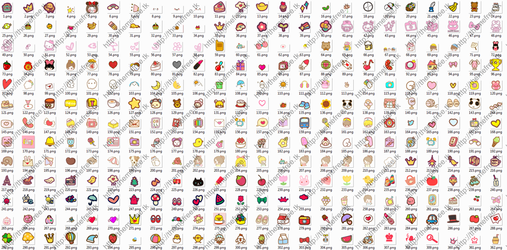 Hướng dẫn tải các ICON cực dễ thương cute ~ Thủ Thuật Tin Học