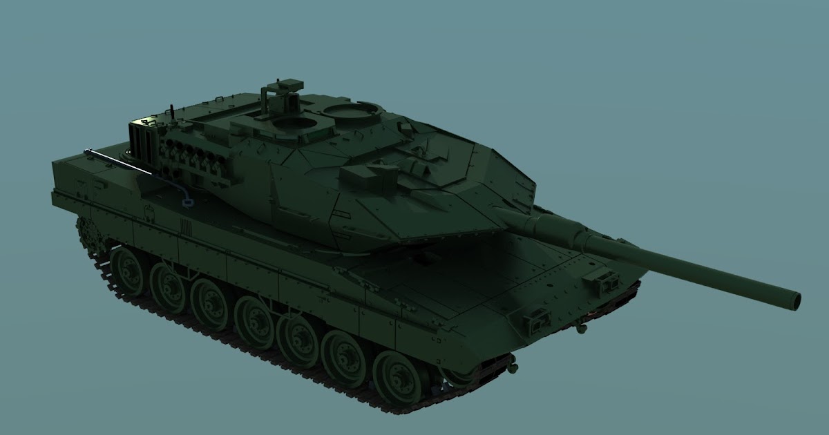 EVOLUTION DESIGNES: LEOPARD 2E MODELADO 3D TERMINADO