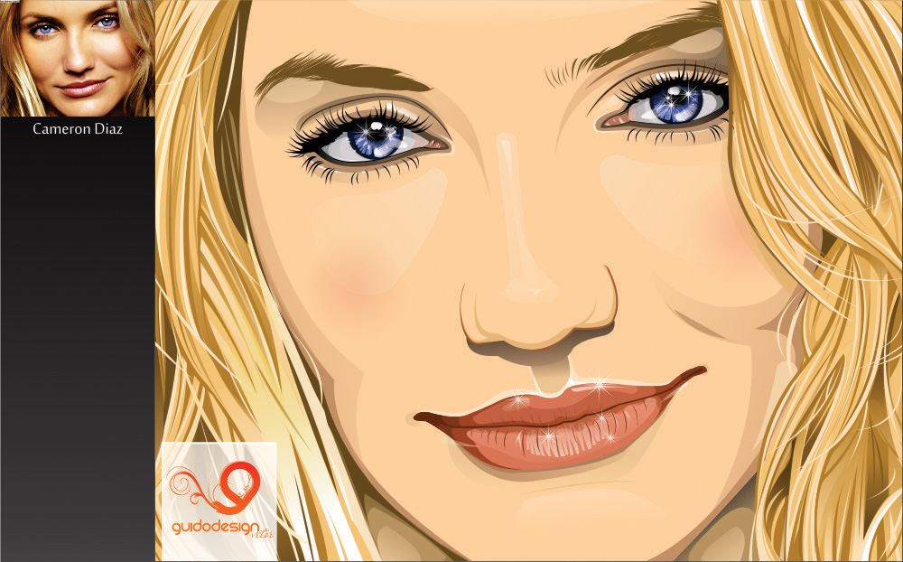 Cartoon Pictures of Cameron Diaz