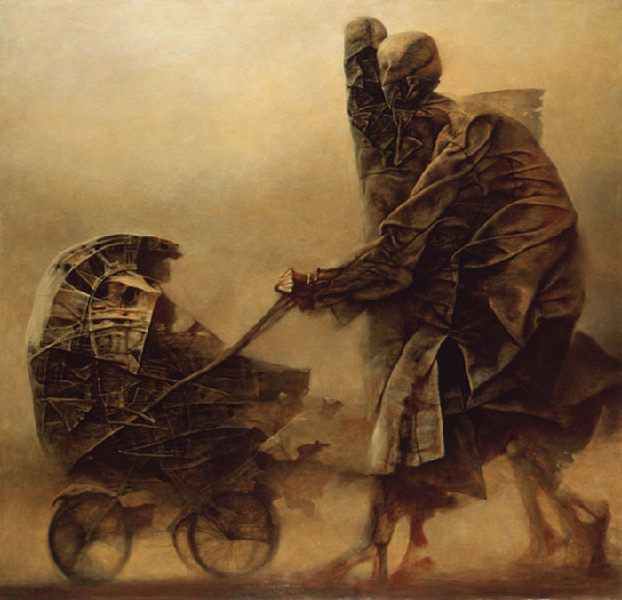 Zdzisław Beksiński ~ Projecto Cellophane - webzine