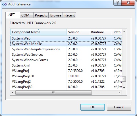 Missing System.Web.Extensions Reference in Windows 7 x64 VS2010 | CSC ...