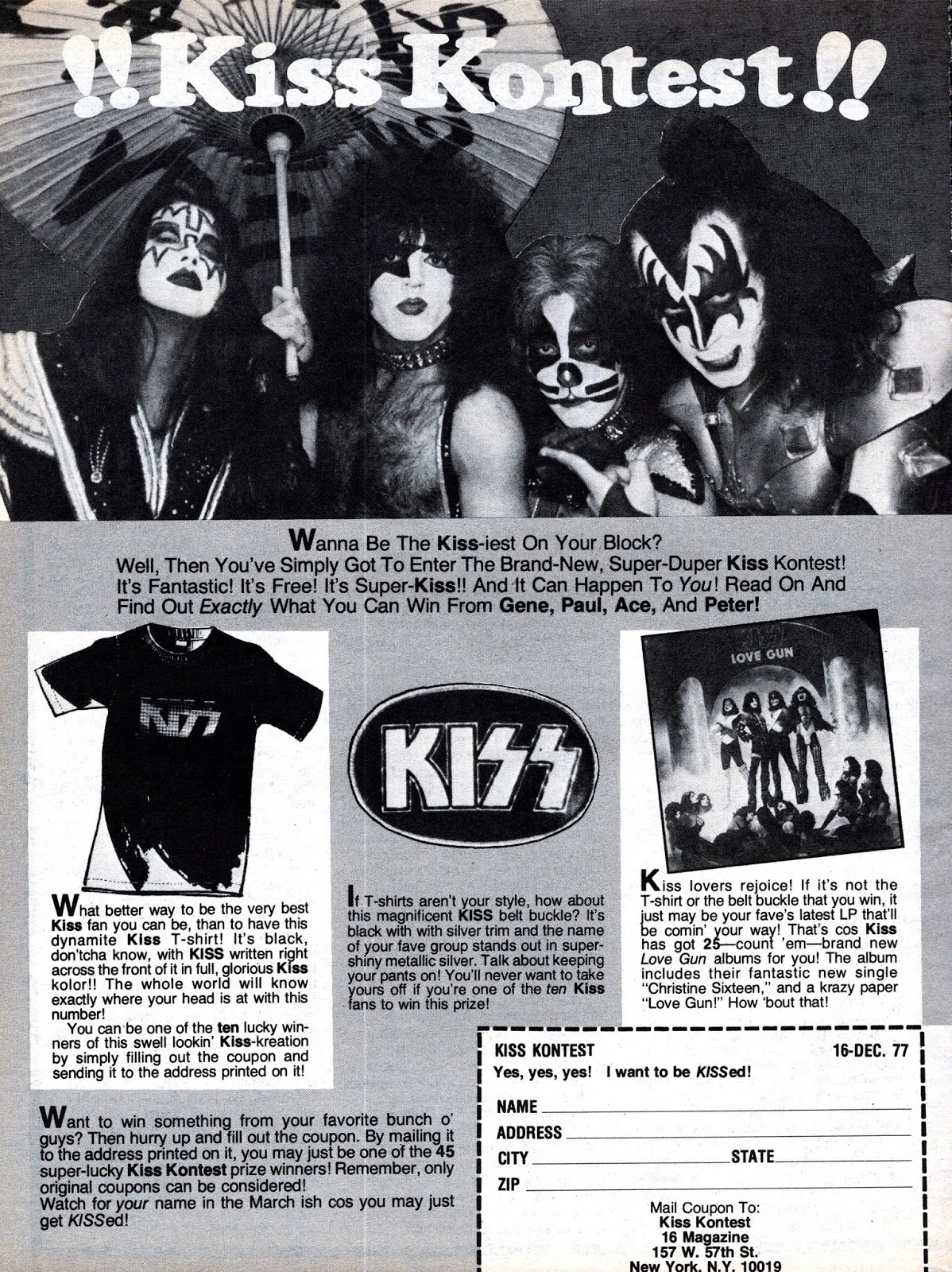 Lansure's Music Paraphernalia: KISS | Press Kits | Memorabilia