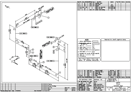 Piping Isometric Drawing-Purpose and necessary information