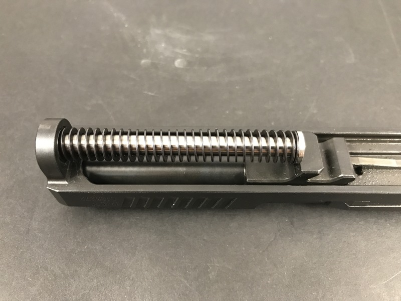 P10C guide rod assembly and installation