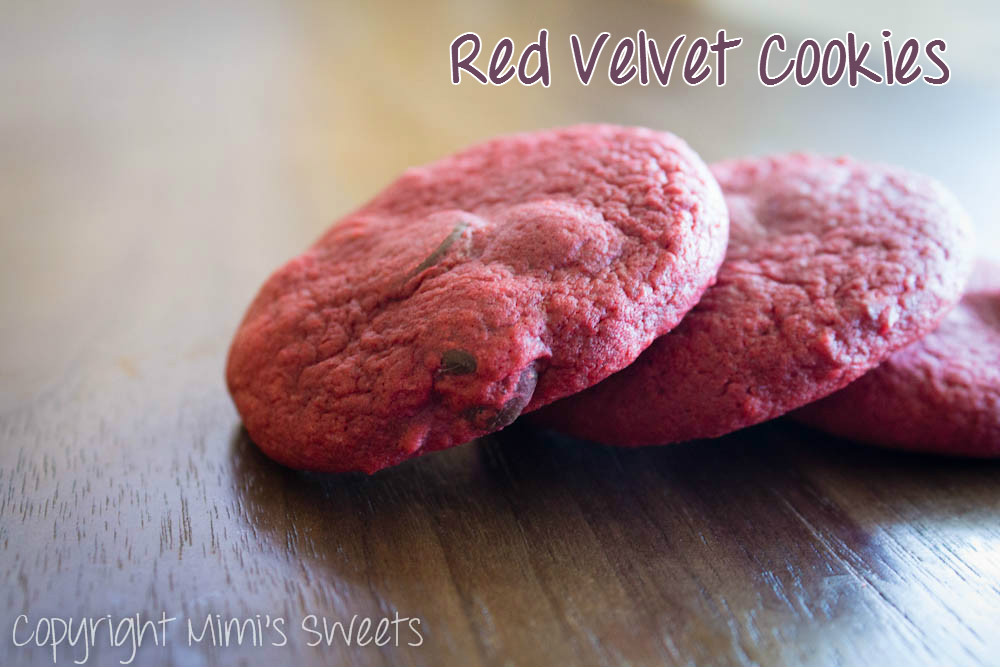Red Velvet Cookies - Mimi's Sweets