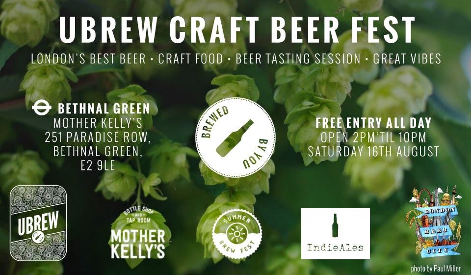 London Pop-ups: UBREW's One Day Beer Festival & Crowdfunding Launch in ...