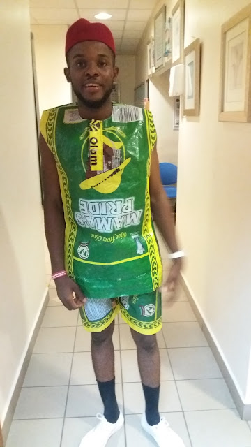 Stella Dimoko Korkus.com: Bag Of Rice Costume