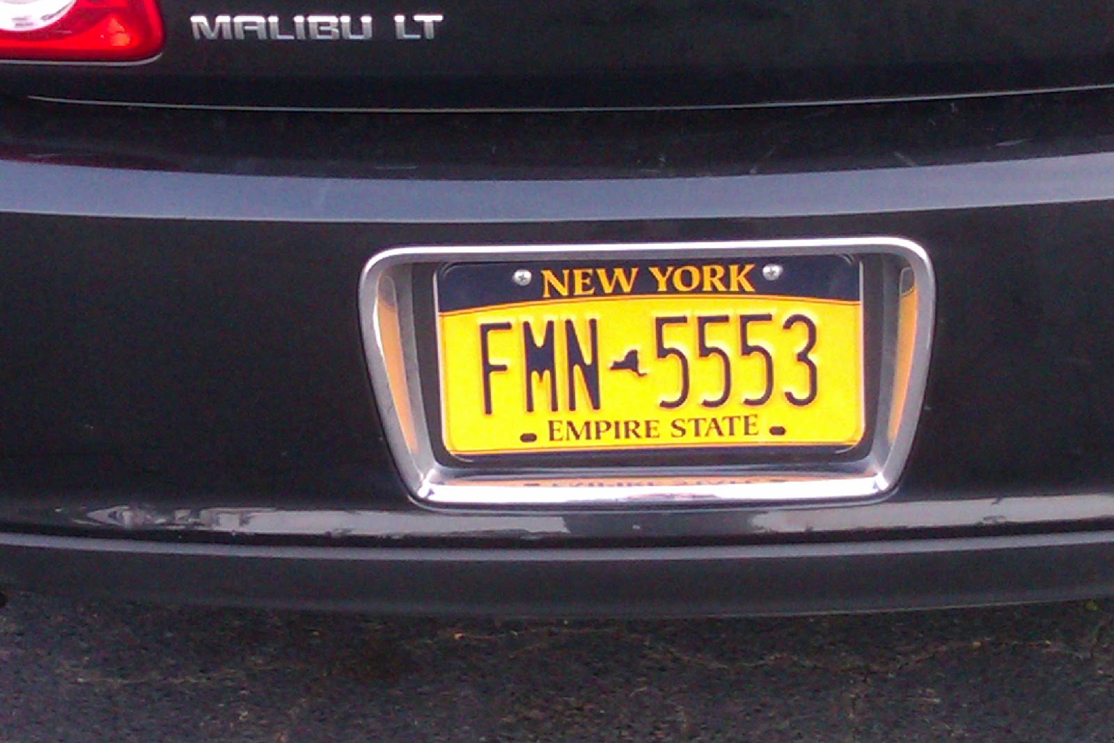 Mellem himmel og jord: Amerikanske nummerplader