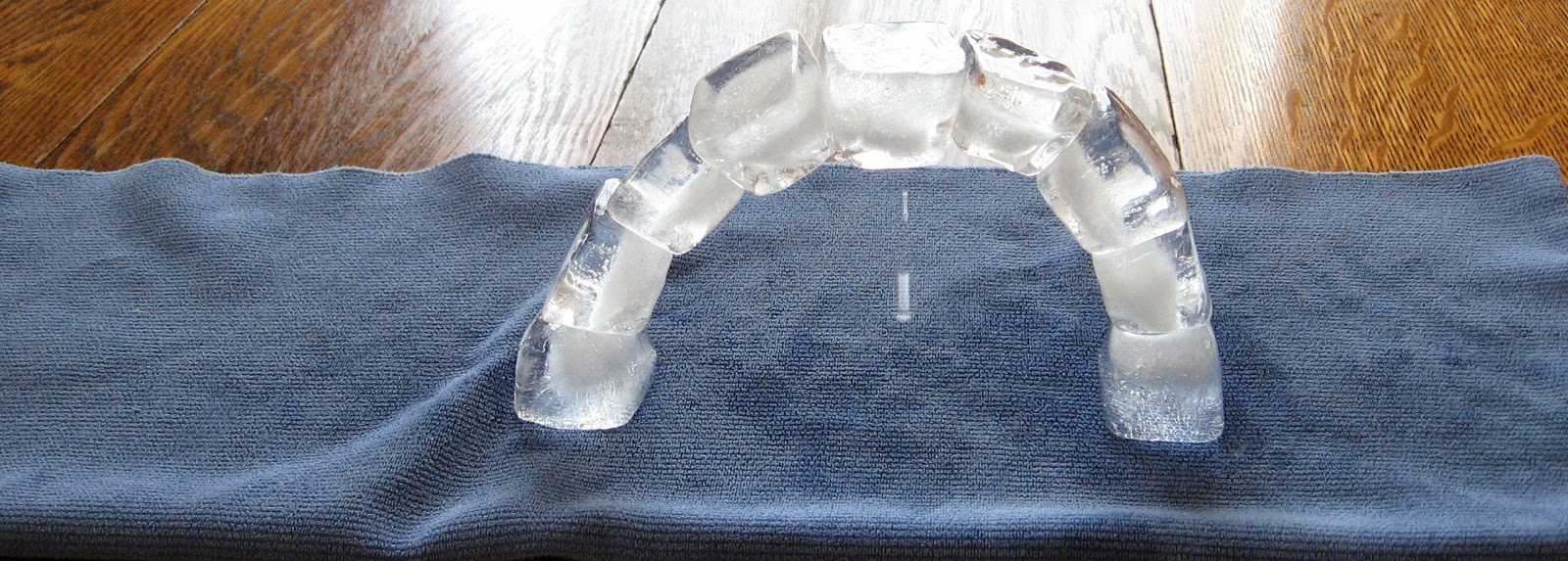 Almost Unschoolers: Ice Cube Roman Arch