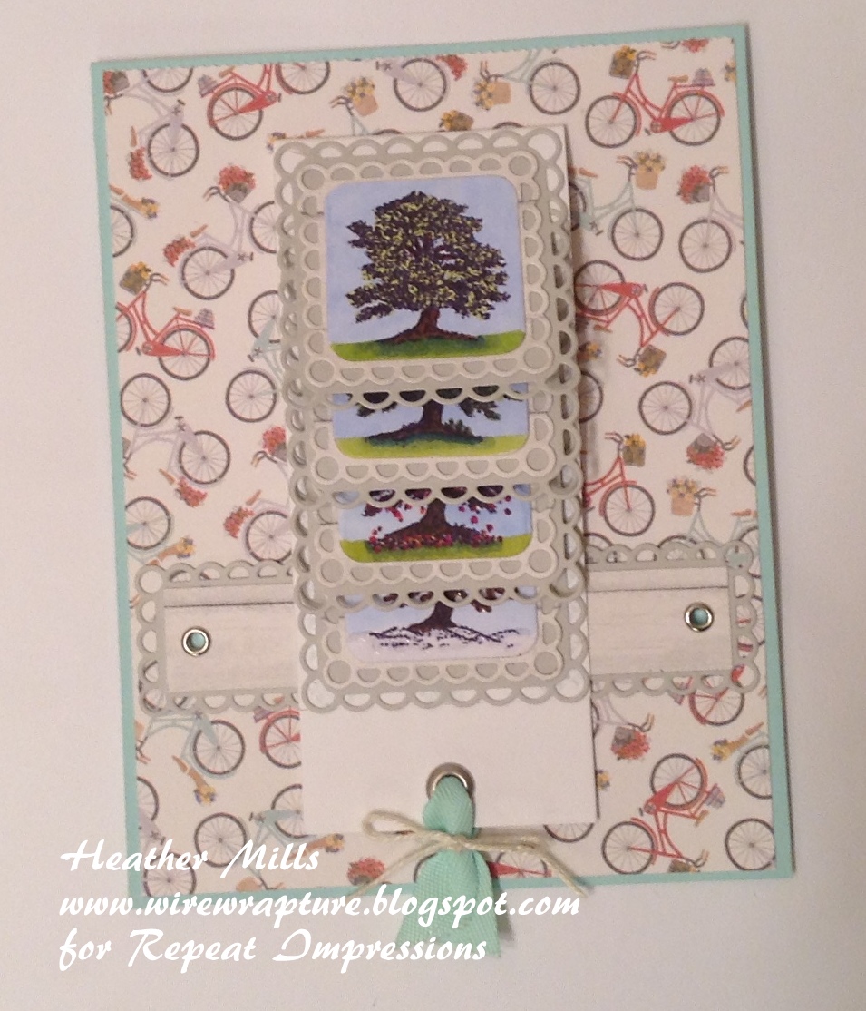 Wire Wrapture: Waterfall/flip cards