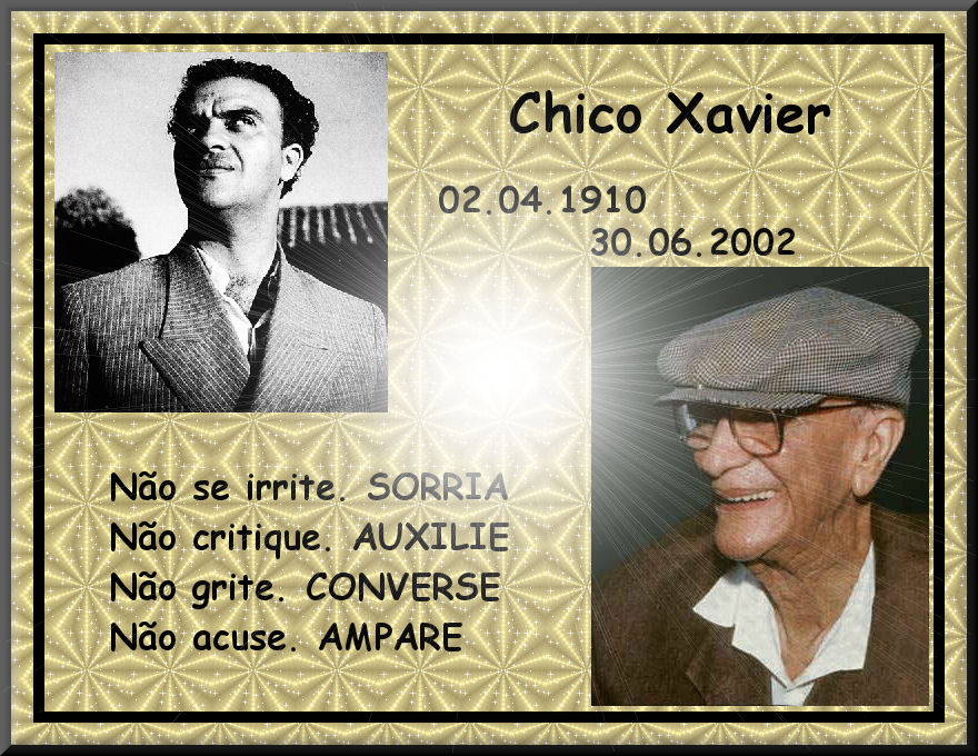 Nas lentes da vida: CHICO XAVIER