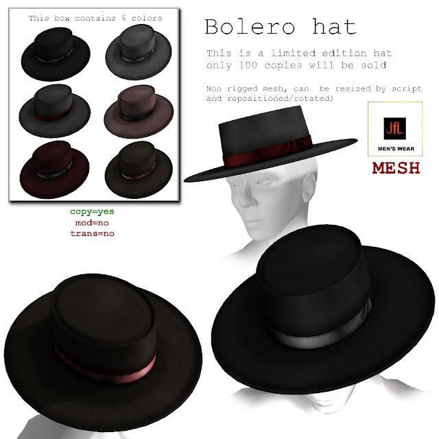 The JfL's store blog.: Bolero hat