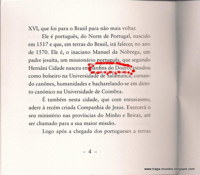 Traga-Mundos: Padre Manuel da Nóbrega