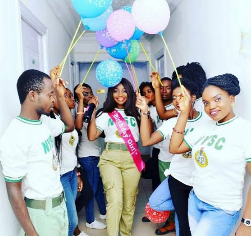 Beautiful NYSC-Inspired Birthday Shower Of A Female Corp Member ...