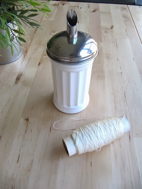 Sew Many Ways...: Sugar Dispenser Turned…Sewing Kit or String Dispenser