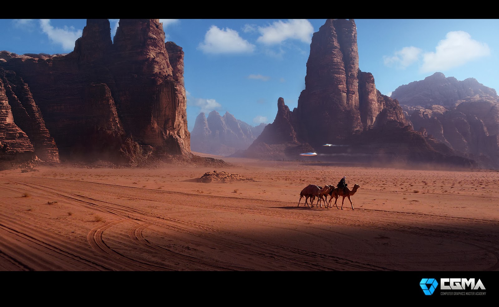 Art of AnthonyE: CGMA Matte Painting - Landscapes