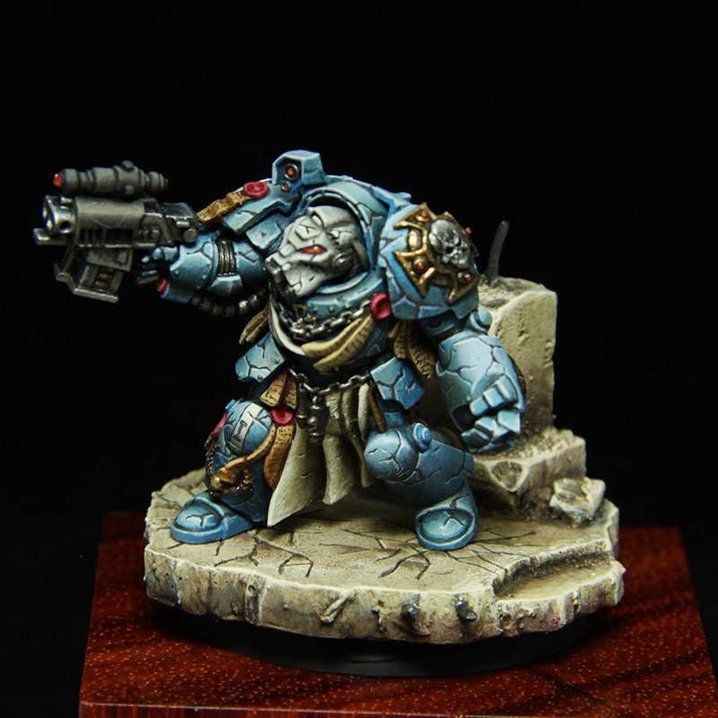 MiniAkh Painting Studio: Space Hulk Ultramarine Terminator