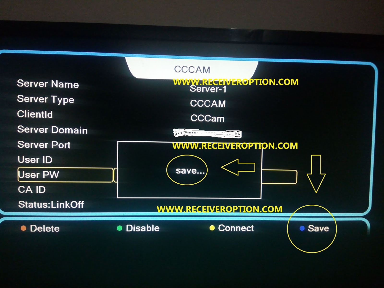 PREMAX P1500 HD RECEIVER CCCAM OPTION - How To Enter Biss key Power vu ...