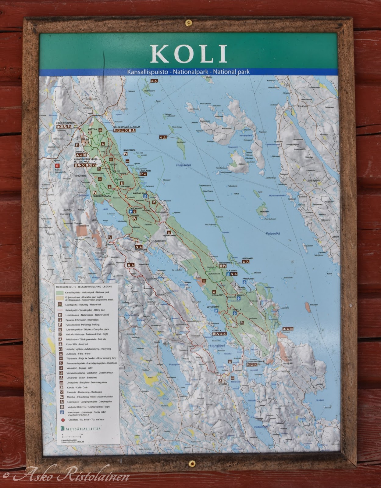 Tervastulia: Laturetki Kolin kansallispuistossa