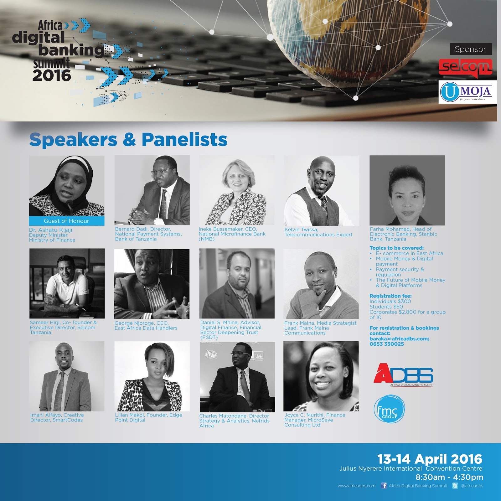 AFRICA DIGITAL BANKING SUMMIT WILL BE HELD ON 13TH & 14TH APRIL, 2016 ...