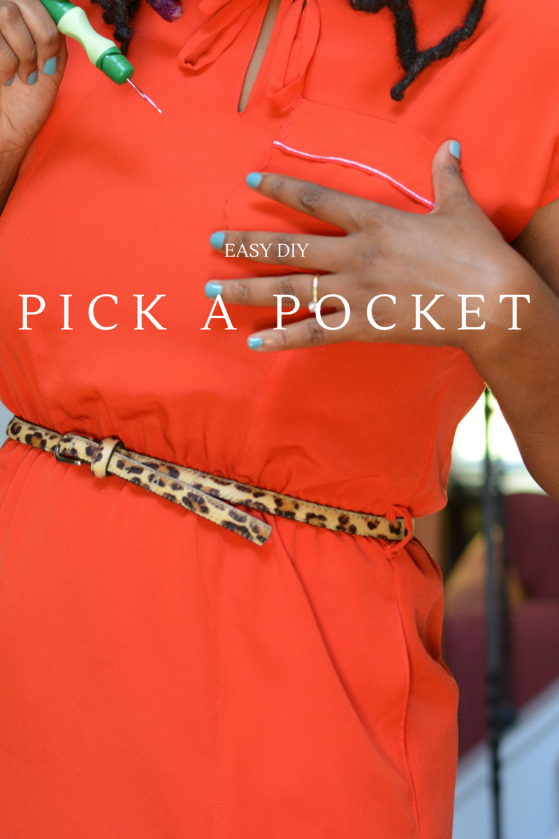 DIY Pick a Pocket | Thriftanista in the City