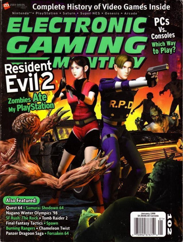 VGJUNK: RESIDENT EVIL MAGAZINE COVERS