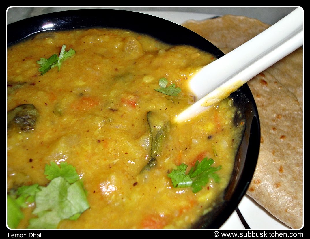 Lemon Dhal - Subbus Kitchen